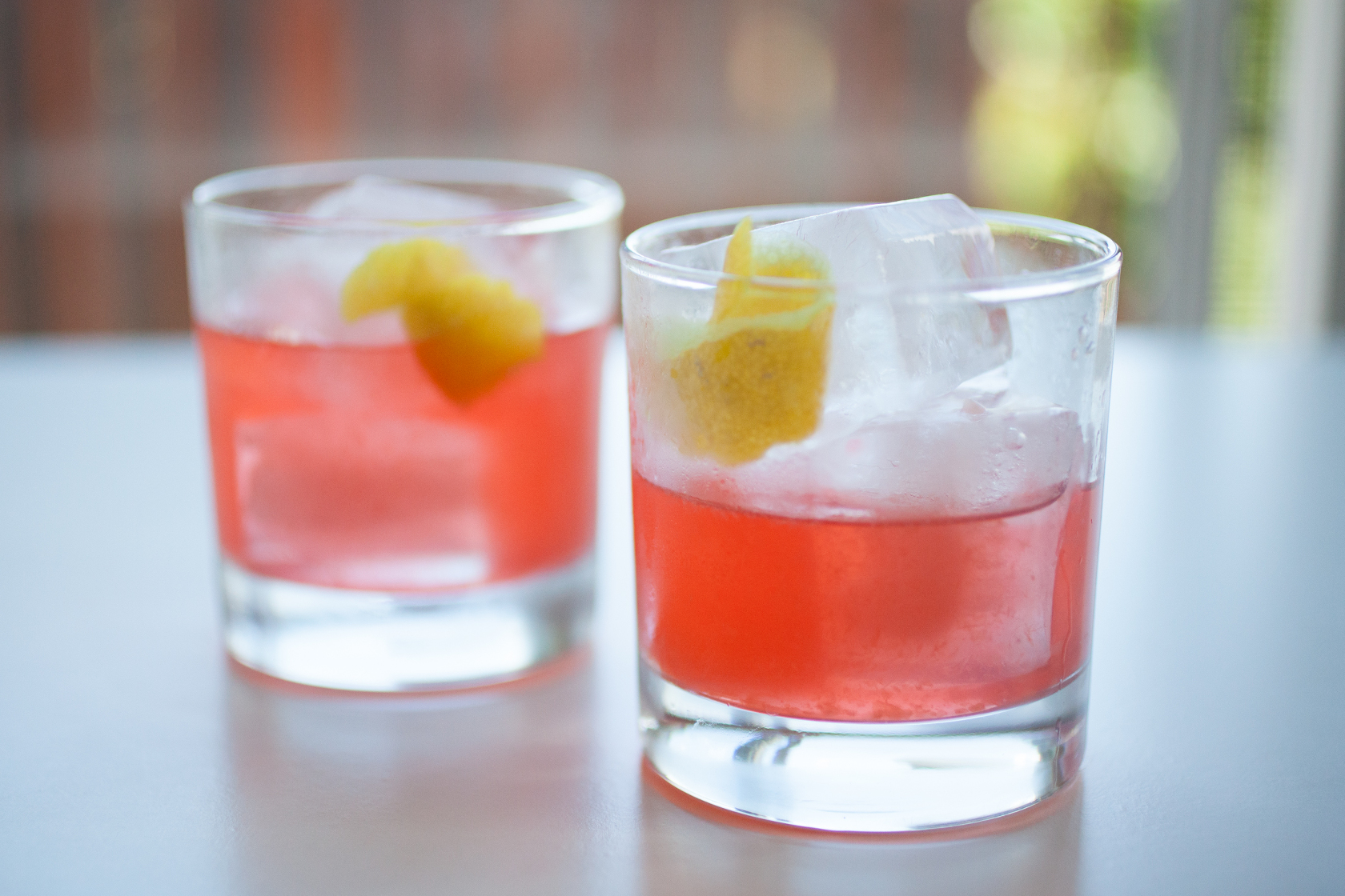 GIN, CAMPARI AND GRAPEFRUIT COCKTAIL - WITH LOVE